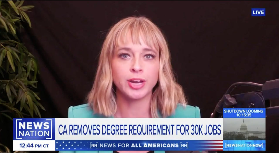 Jessica Kriegel - News Nation - Degree Requirements For Jobs
